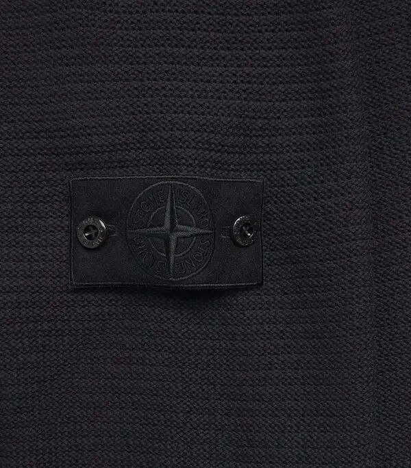Stone Island Cotton-cashmere Textured Crewneck Sweater