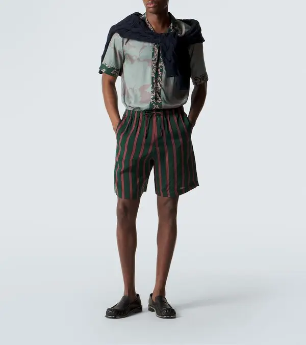 Dries Van Noten Striped Shorts
