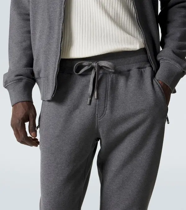 Dolce & Gabbana Cotton Jersey Sweatpants - Grey