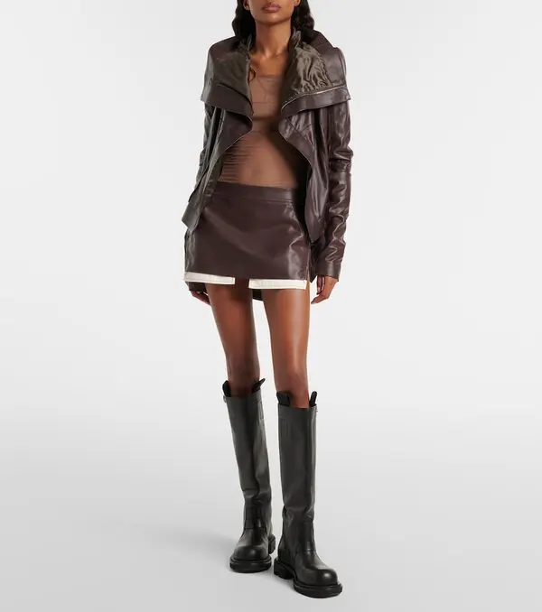 Rick Owens Sl Combo Semi-sheer Top