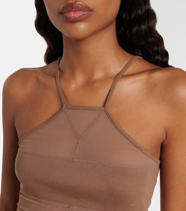Rick Owens Sl Combo Semi-sheer Top