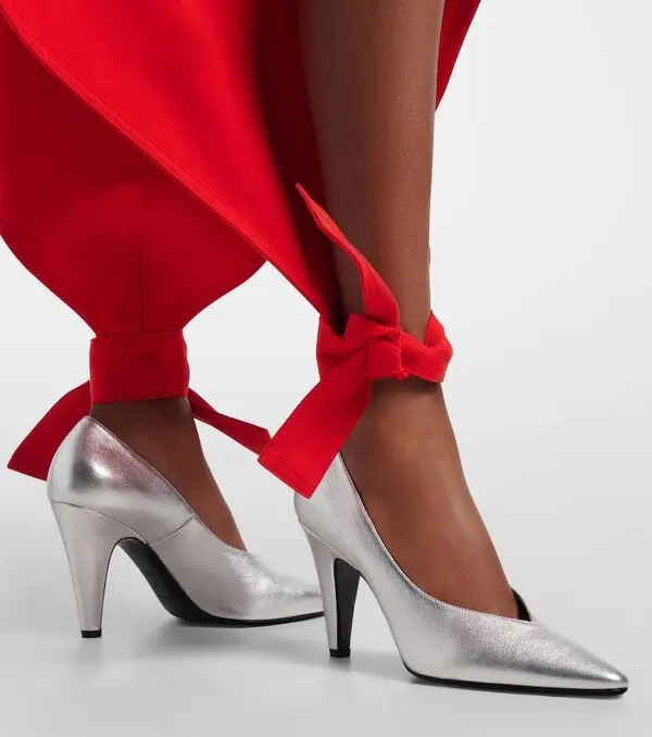 Alaïa Metallic Leather Pumps