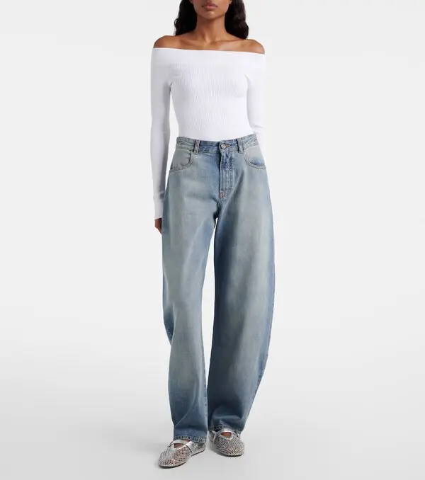 Alaïa Barrel-leg Jeans