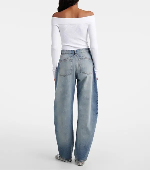 Alaïa Barrel-leg Jeans