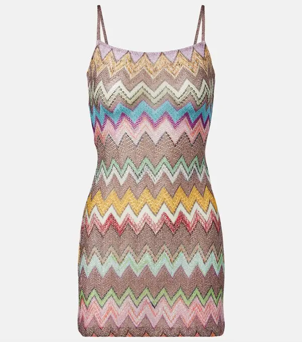 Missoni Zigzag Lame Minidress