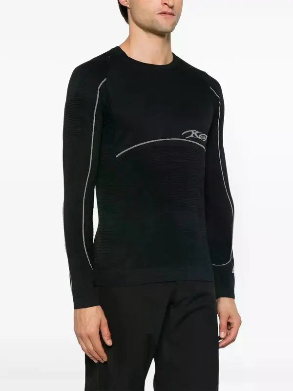 ROA Logo-detailing Crewneck Long Sleeve T-shirt