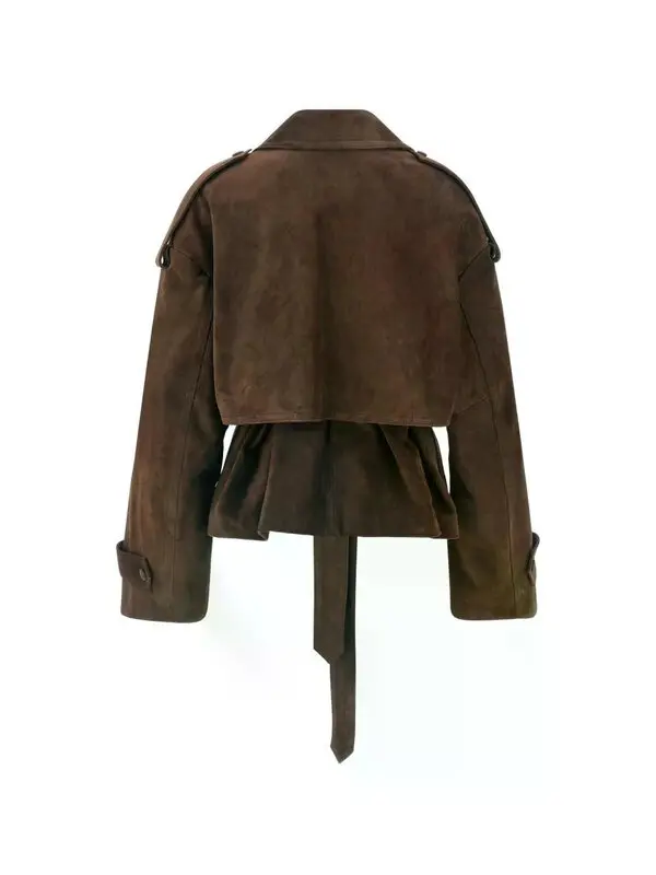 ARMARIUM Flaminia Lapel Suede Jacket