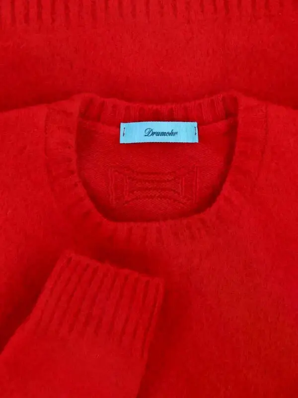 DRUMOHR Crew Neck Sweater - Red