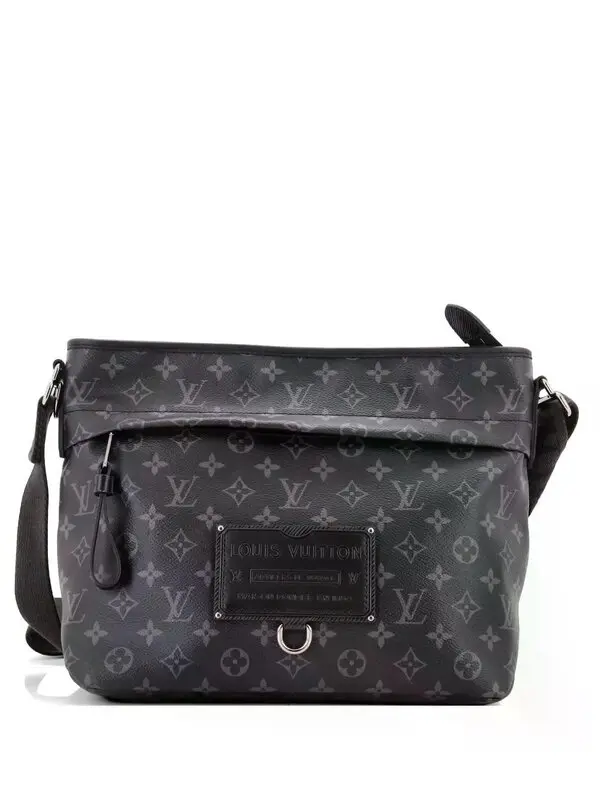 LOUIS VUITTON Besace Zippee Messenger Bag Monogram Eclipse Canvas Mm - Black