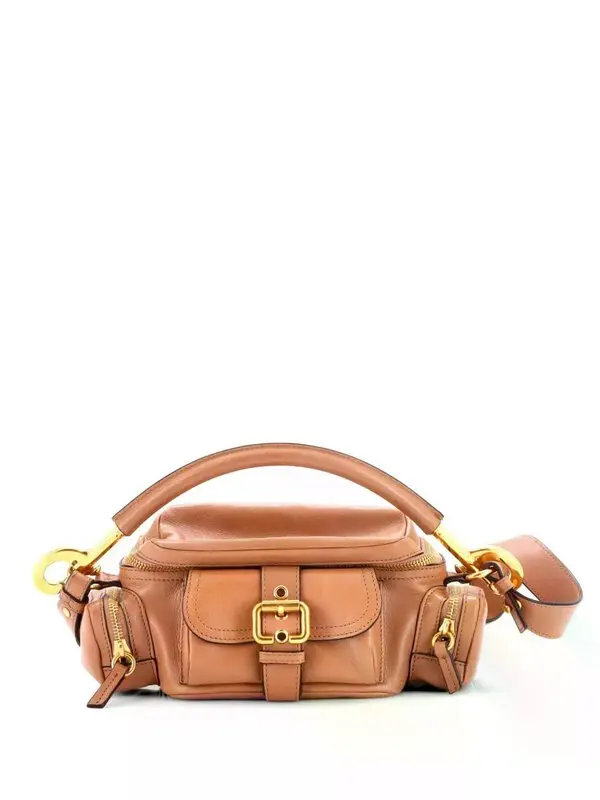 Chloé Buckle Zip Camera Bag Leather Small Crossbody Bag