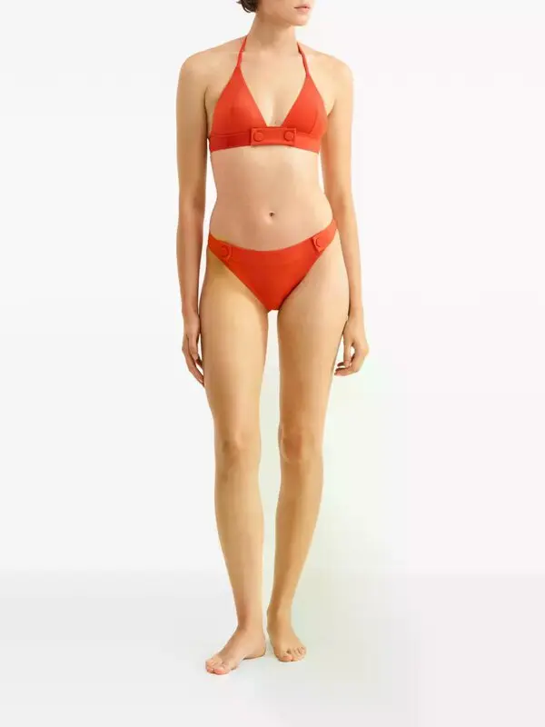 ERES Heritage Bikini Briefs With Button Detail - Orange