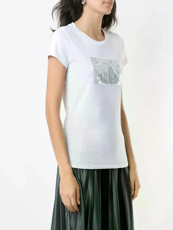 Armani Exchange Logo Print T-shirt - White