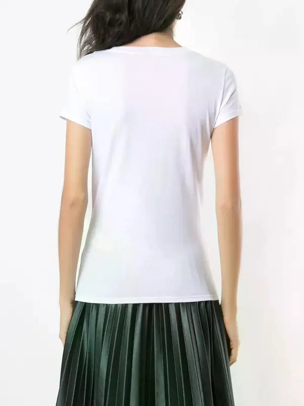 Armani Exchange Logo Print T-shirt - White