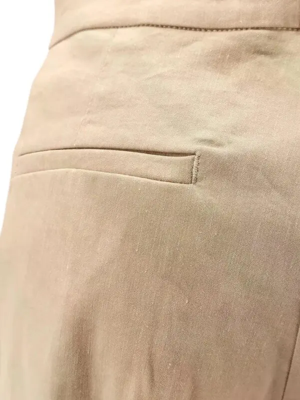 Pinko Pocket Buttoned Trousers - Neutrals