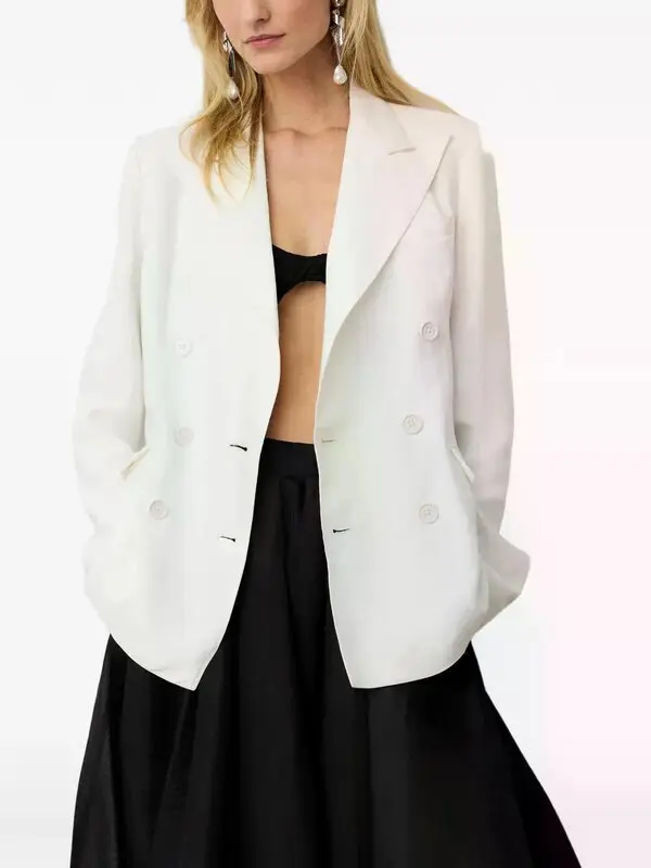 Ralph Lauren Cosgrove Double-breasted Twill Blazer