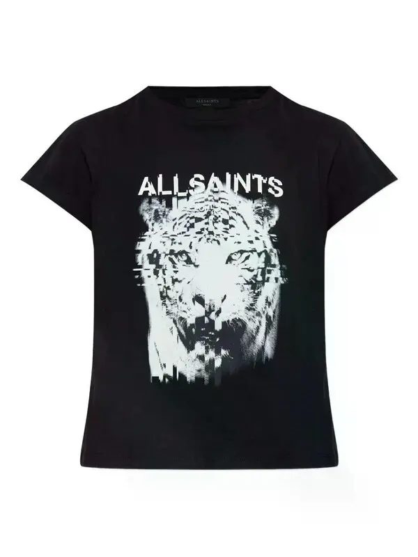 ALLSAINTS Tiger Print T-shirt - Black