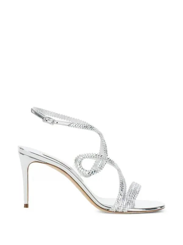 Casadei Josephine Julia Strappy Sandals - Silver