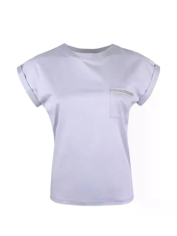 Eleventy Cuffed Pocket T-shirt