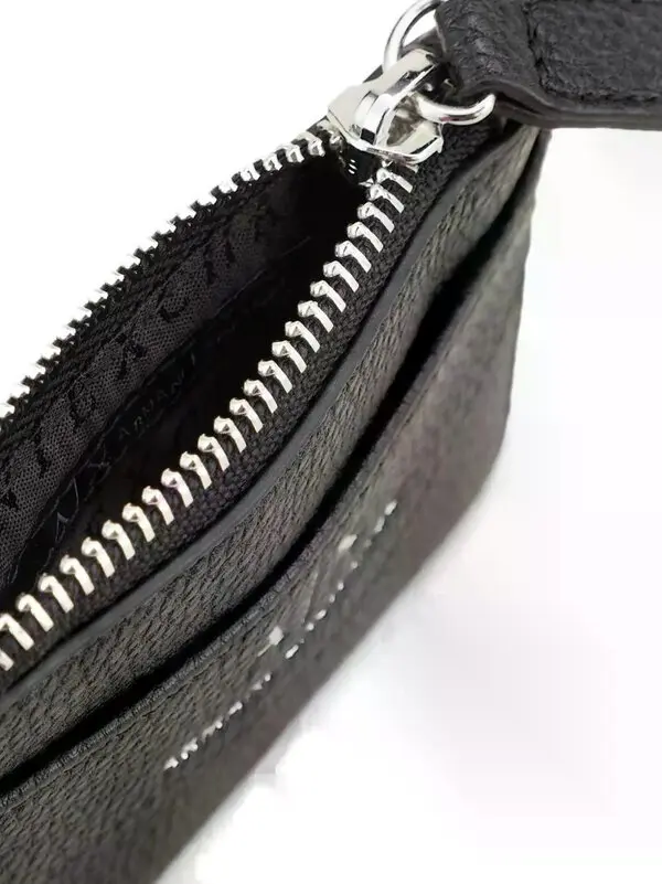 Armani Exchange Logo-print Grained Wallet