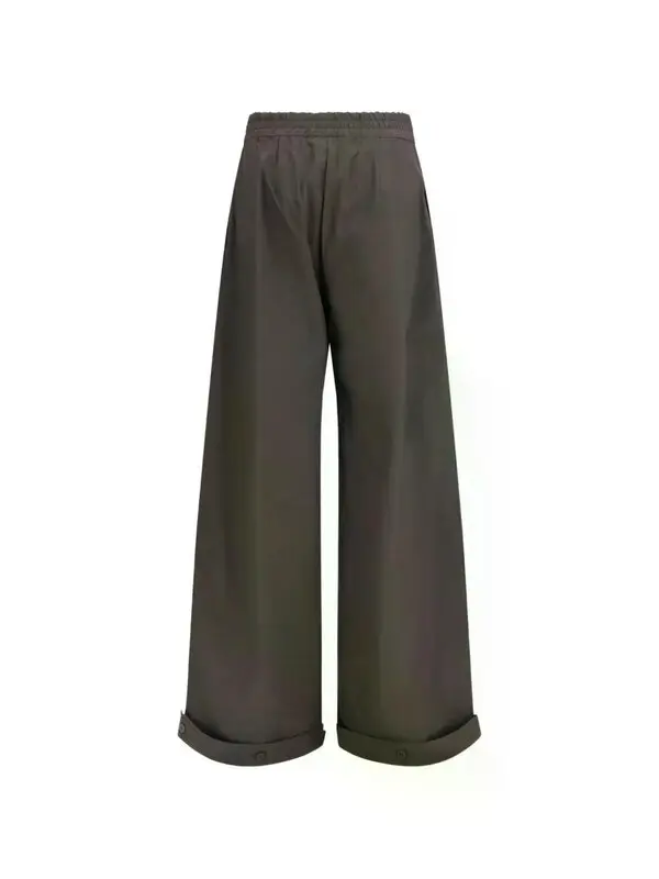 SA SU PHI Button Culottes Trousers - Brown