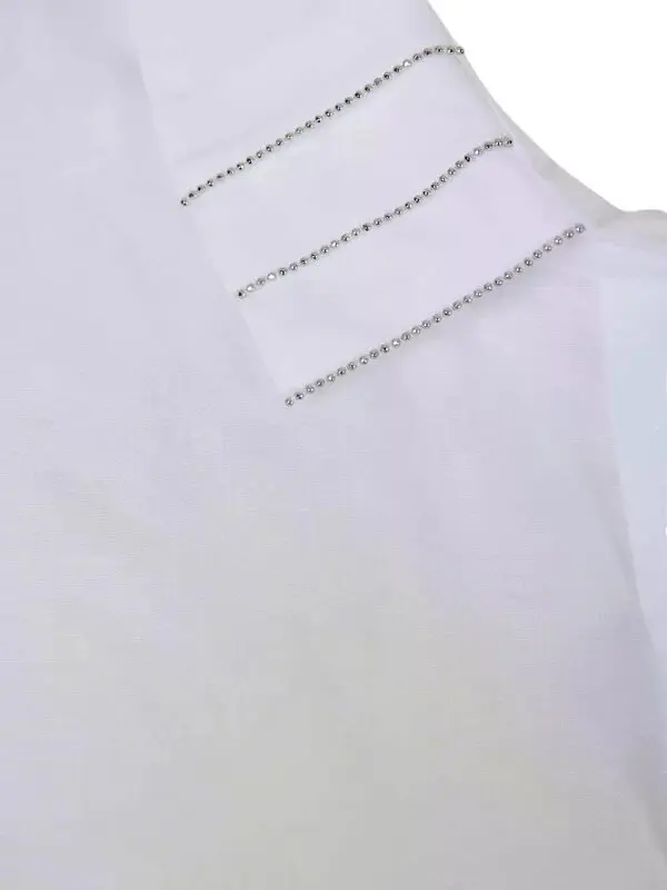 Peserico Sleeveless Shirt With Pleated Back