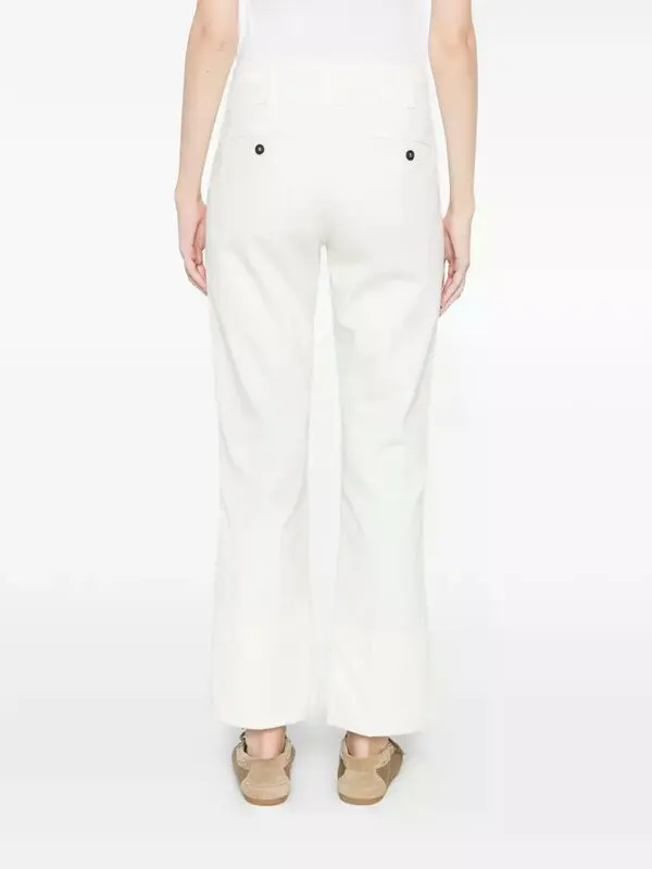 Brunello Cucinelli Buttoned Straight Trousers - Neutrals