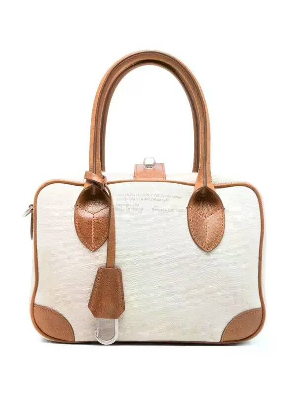 GOLDEN GOOSE Canvas Tote Bag With Silver-tone Hardware