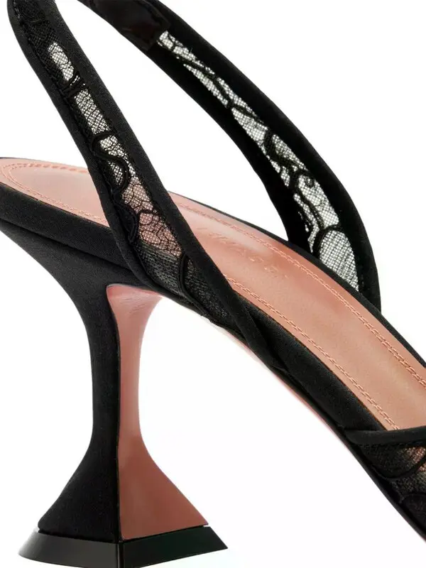 Amina Muaddi Holli Slingback Pumps