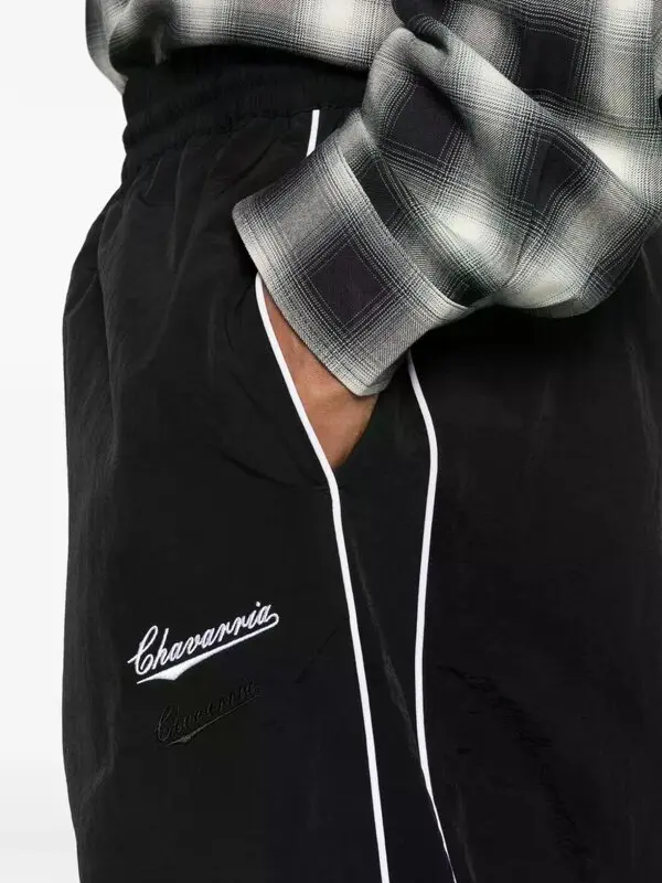 WILLY CHAVARRIA Logo-embroidered Trousers