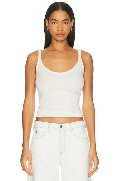 GRLFRND U-neck Tank Top - Bone