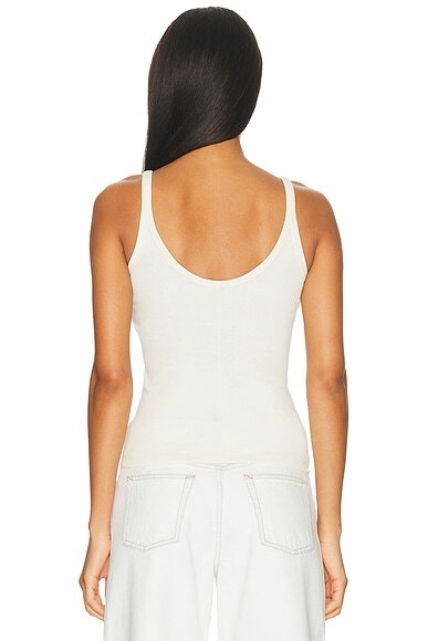 GRLFRND U-neck Tank Top - Bone
