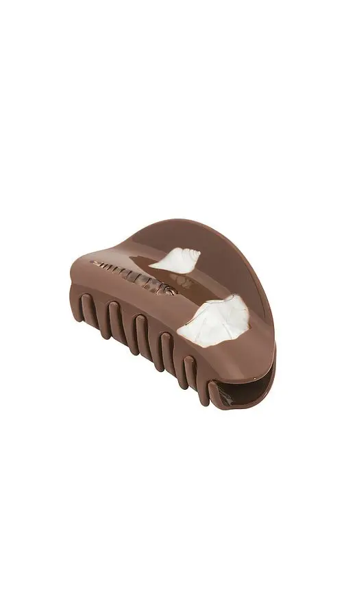 CASA CLARA Conch Hair Clip - Brown