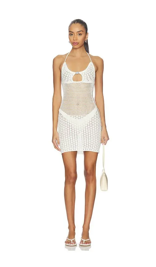 I.AM.GIA Kaci Mini Dress Crochet Halterneck