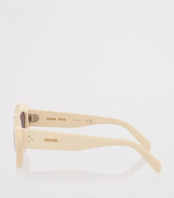 Celine Oversized Cat Eye 3 Dots Sunglasses