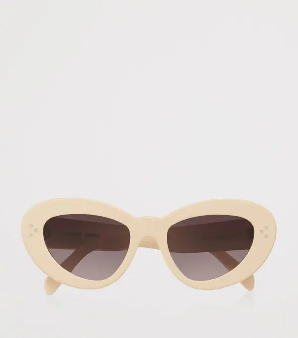 Celine Oversized Cat Eye 3 Dots Sunglasses