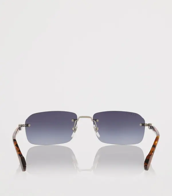 Gucci Rimless Rectangle Sunglasses