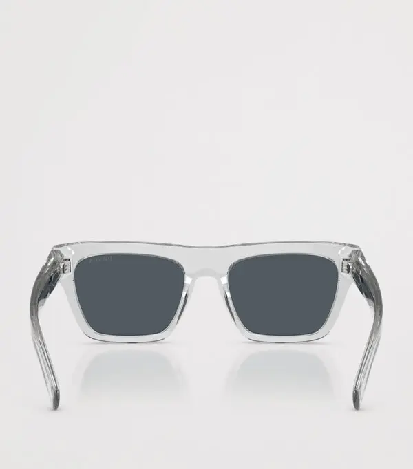 Prada Acetate Rectangular Sunglasses