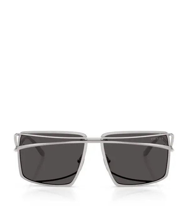 Prada Metal Runway Sunglasses - Clear