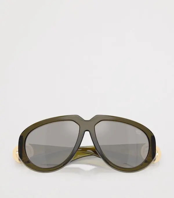 Burberry Pilot Sunglasses - Green