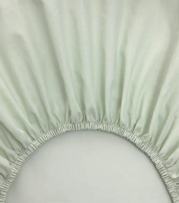 YVES DELORME Batiste Amande Super King Fitted Sheet
