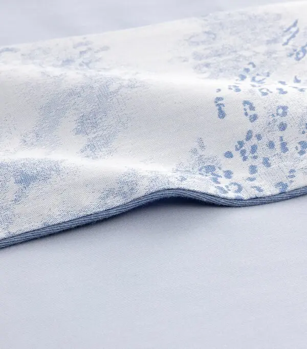 YVES DELORME Ecumes Flat Sheet - Blue