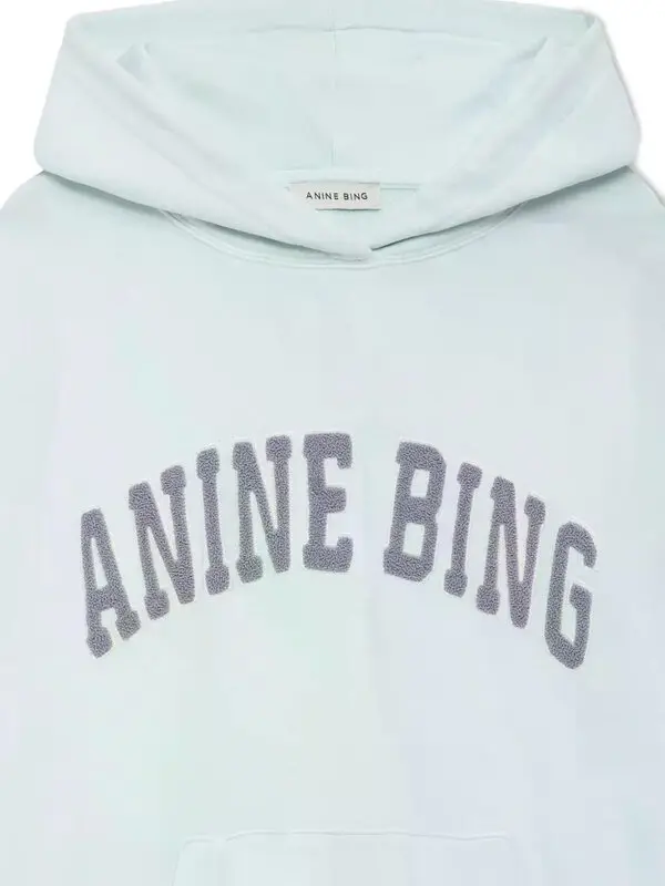 ANINE BING Logo Hooded Sweatshirt