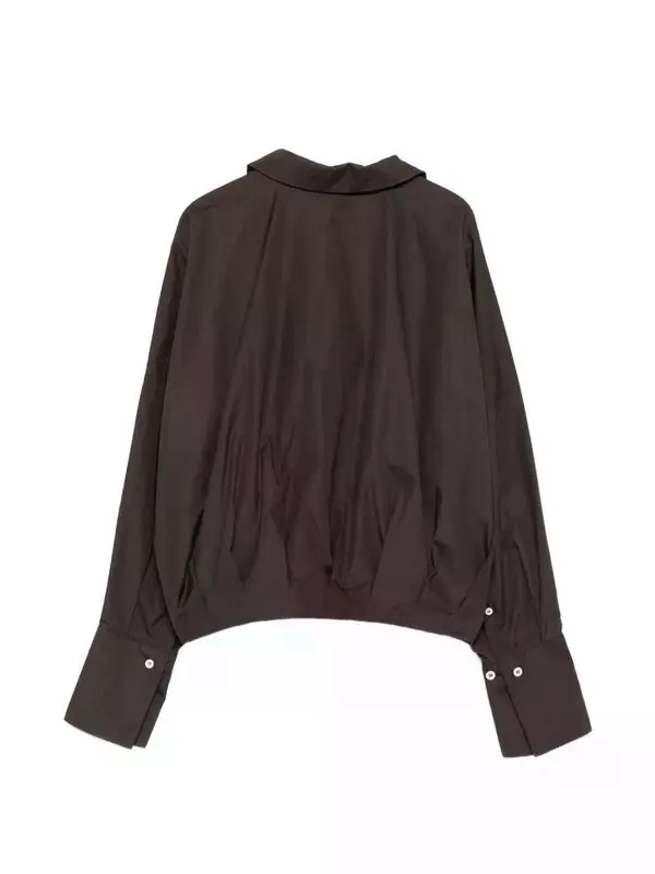Mark Kenly Domino Tan Saina Collared Shirt