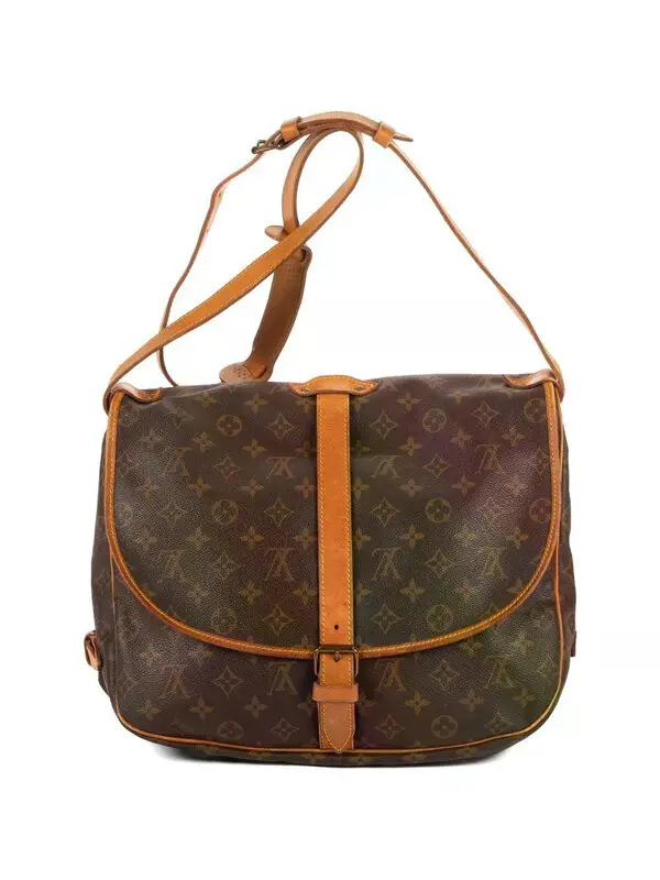 LOUIS VUITTON Saumur Buckle-fastening Shoulder Bag