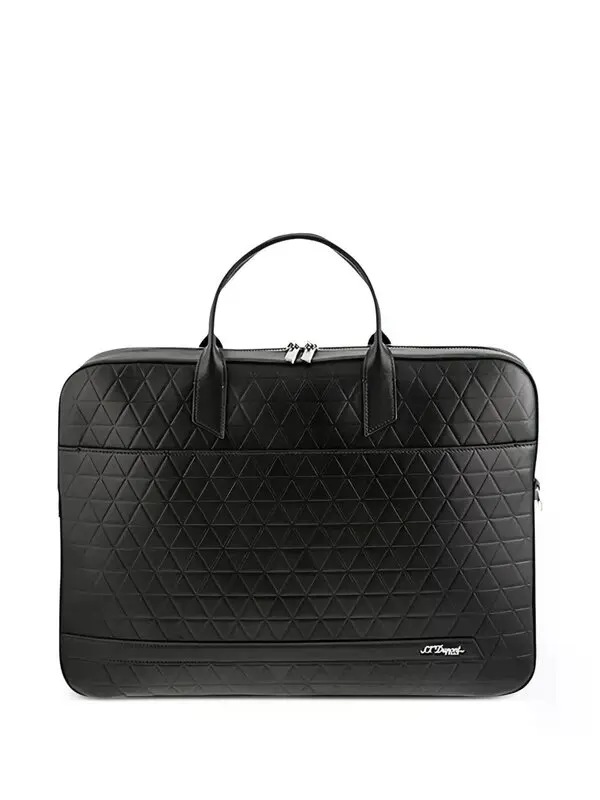 S.t. Dupont Firehead Leather Document Holder - Black