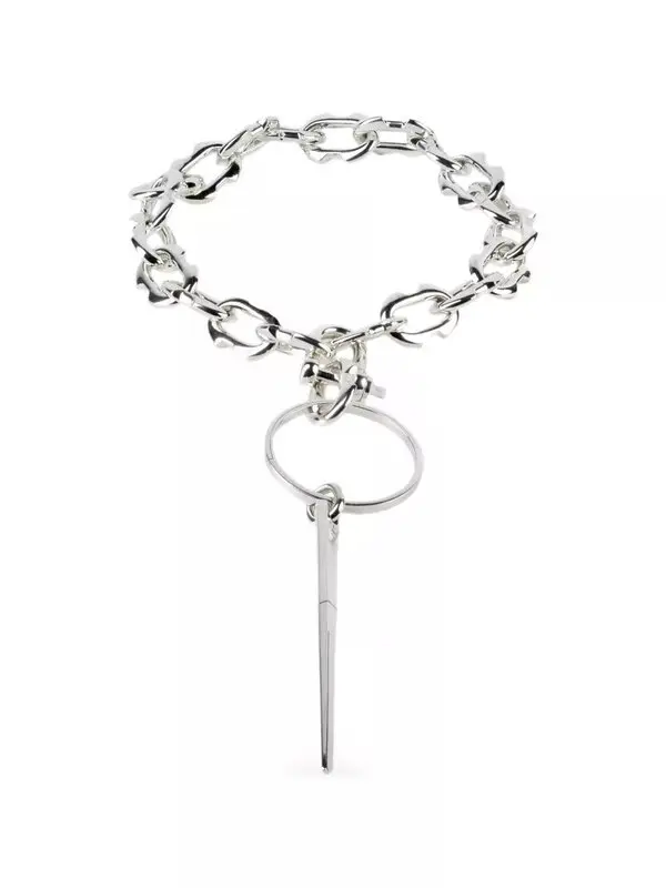 PARTS OF FOUR Chain Totem Necklace - Silver