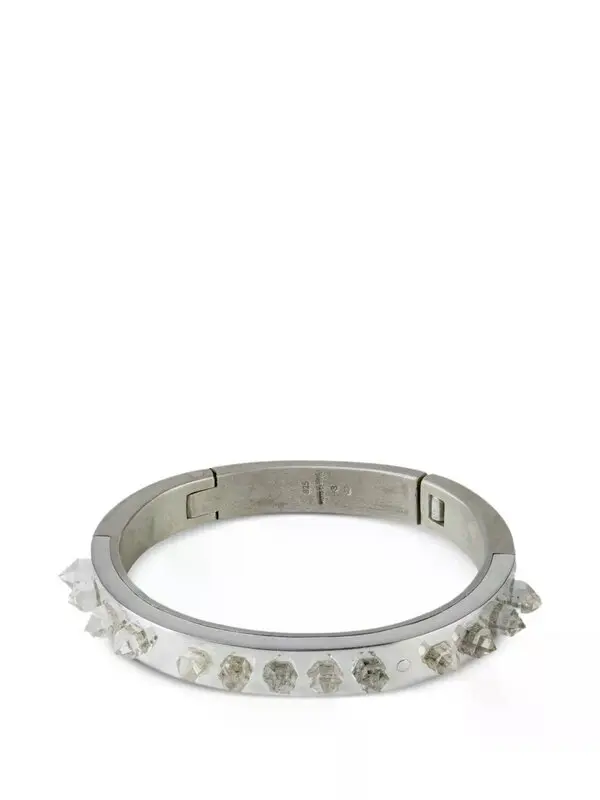 PARTS OF FOUR Tone Spiked Bracelet - Silver