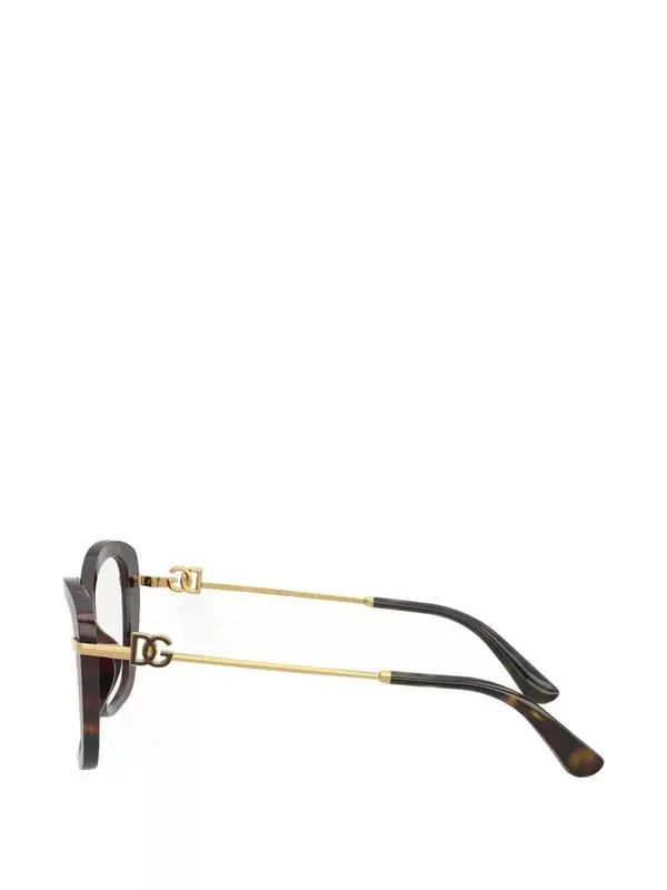 Dolce & Gabbana Cat Eye Full Rim Tortoiseshell Eyeglasses