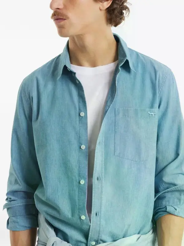 Maison Kitsuné Pocket Embroidered Shirt