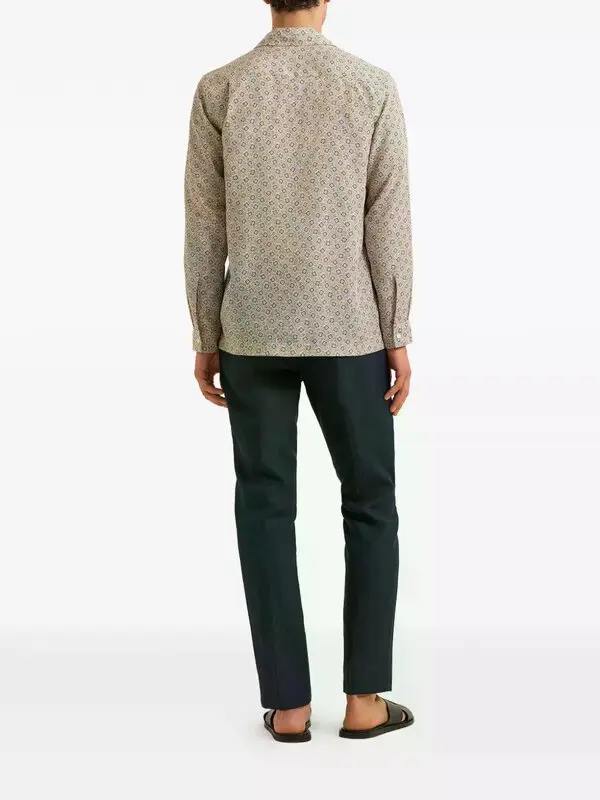Orlebar Brown Ridley Patterned V-neck T-shirt